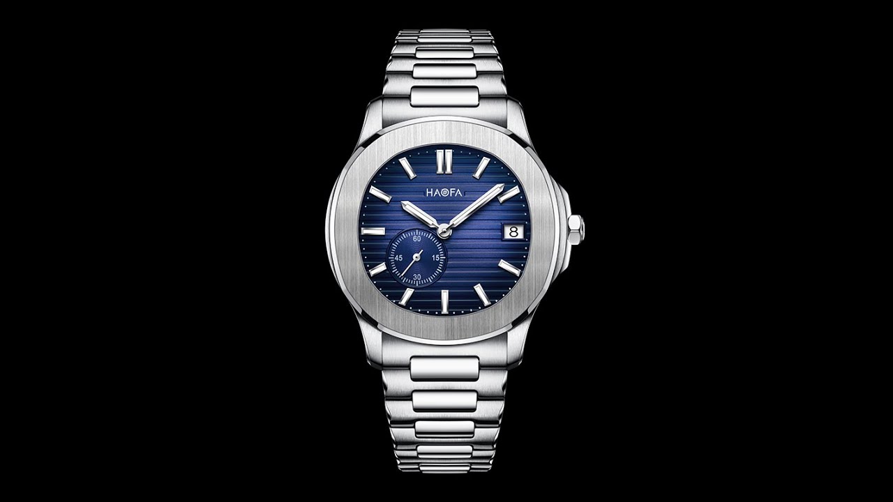 HAOFA 2290N AUTOMATIC MICRO ROTOR 316L STAINLESS STEEL BEZEL WATCH ...