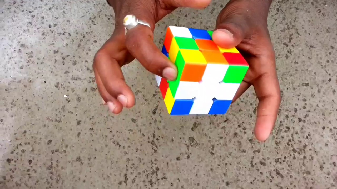 How to solve Rubix cube first layer in easy steps - YouTube