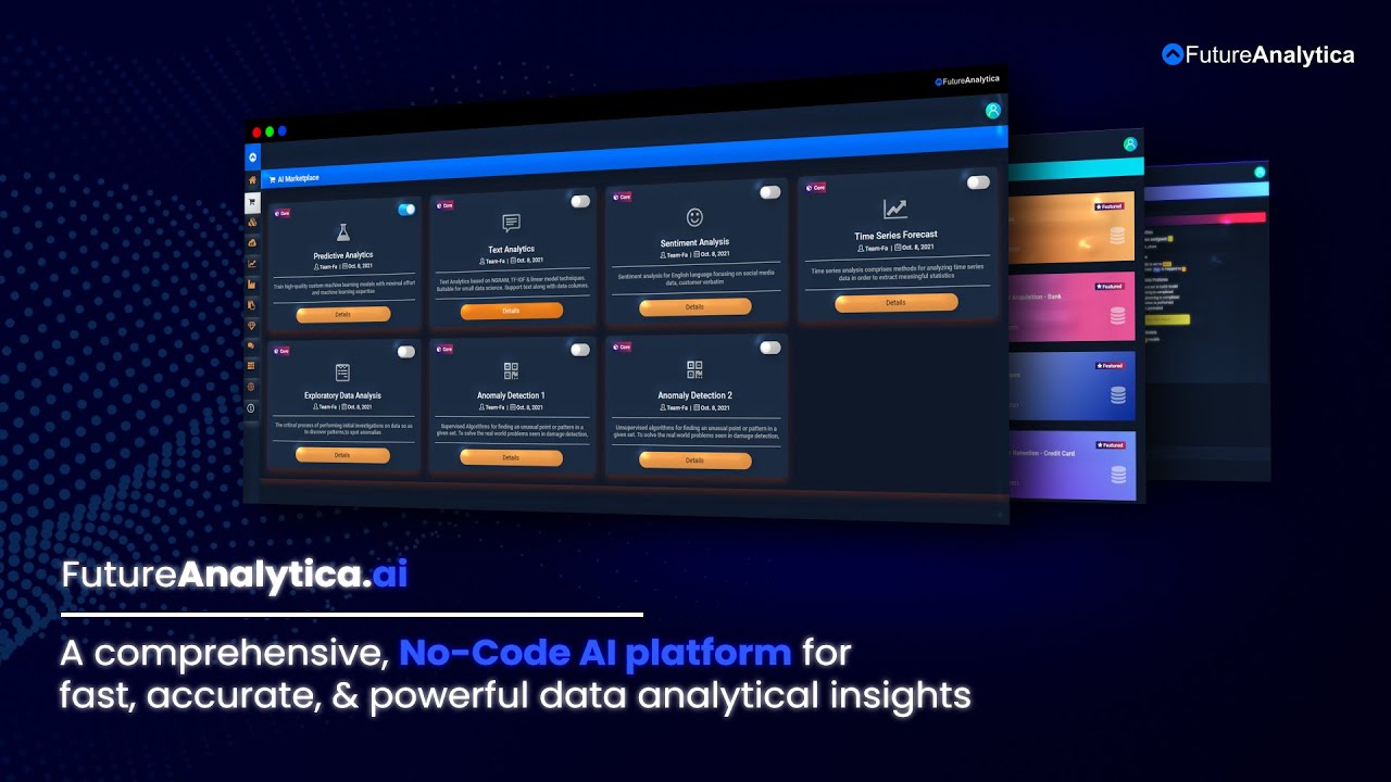 FutureAnalytica - World's Most Advanced No-code AI Platform and ...