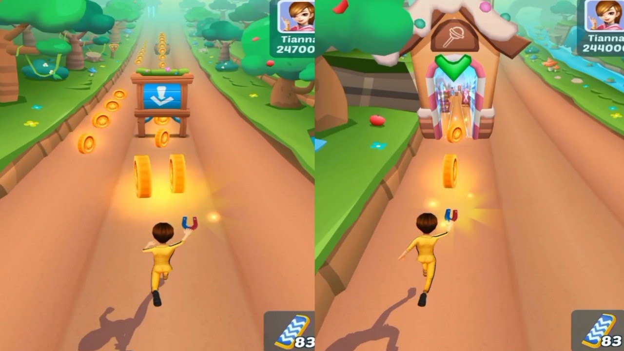 Subway Princess Runner Lee Running - YouTube