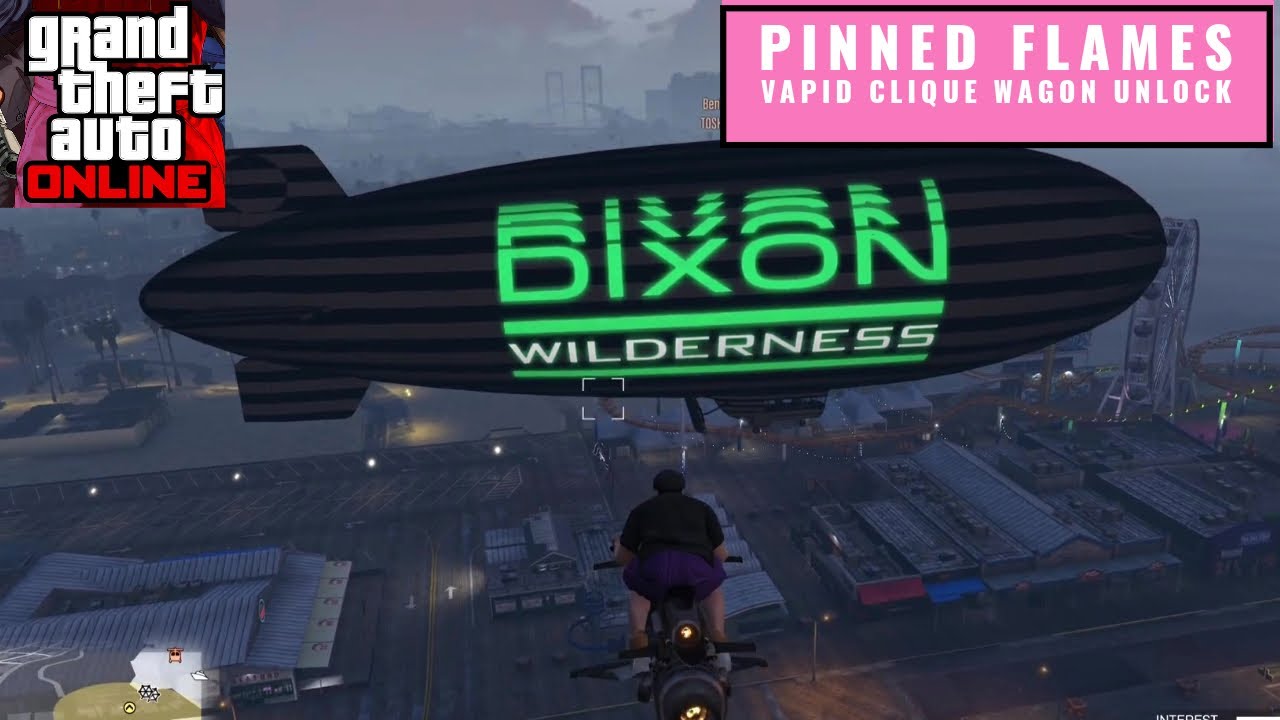 Pinned Flames Vapid Clique Wagon Livery Unlock GTA Online - YouTube