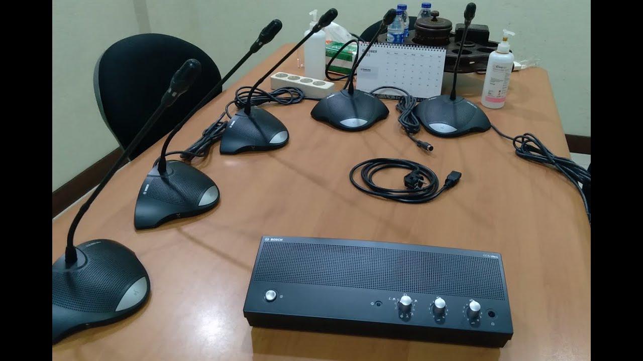 Test Perangkat CCS 900 Ultro Conference System BOSCH - YouTube