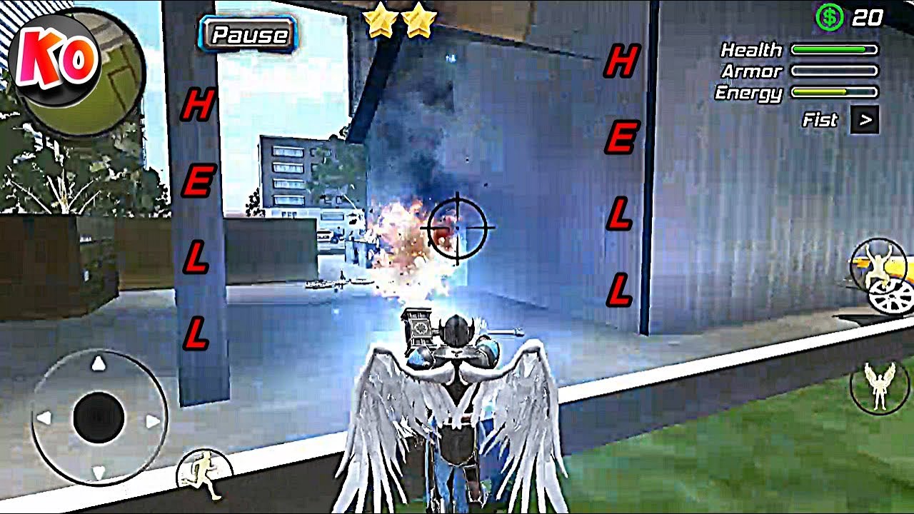 Crime Angel Superhero - Vegas Air Strike #HELL ANGEL #New Game on The ...