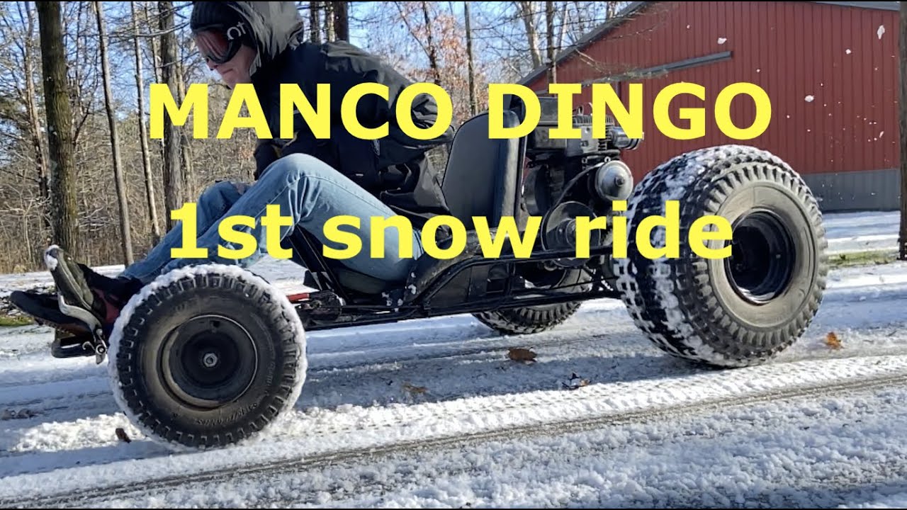 Manco Dingo Go Kart (Fresh Snow) #ourbighouseinthelittlewoods - YouTube