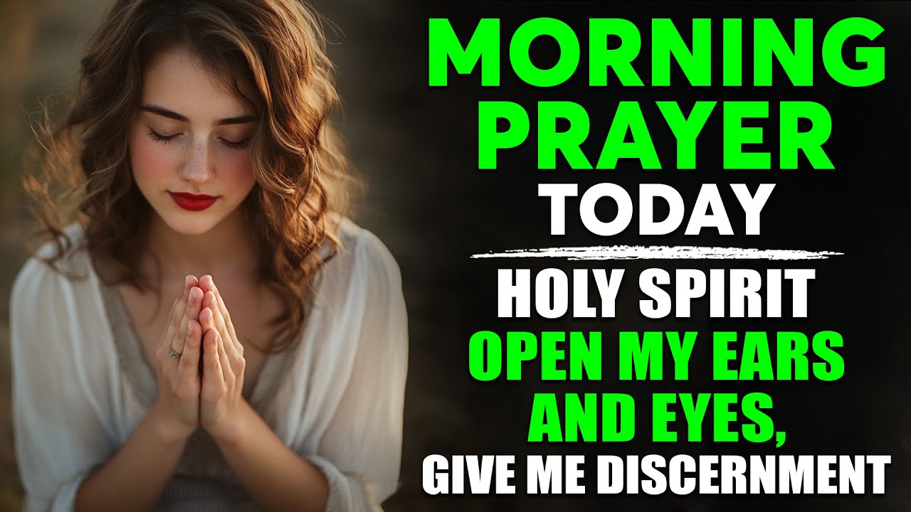 MORNING PRAYER TODAY 🙏 Holy Spirit Open My Ears and Eyes, GIVE ME ...