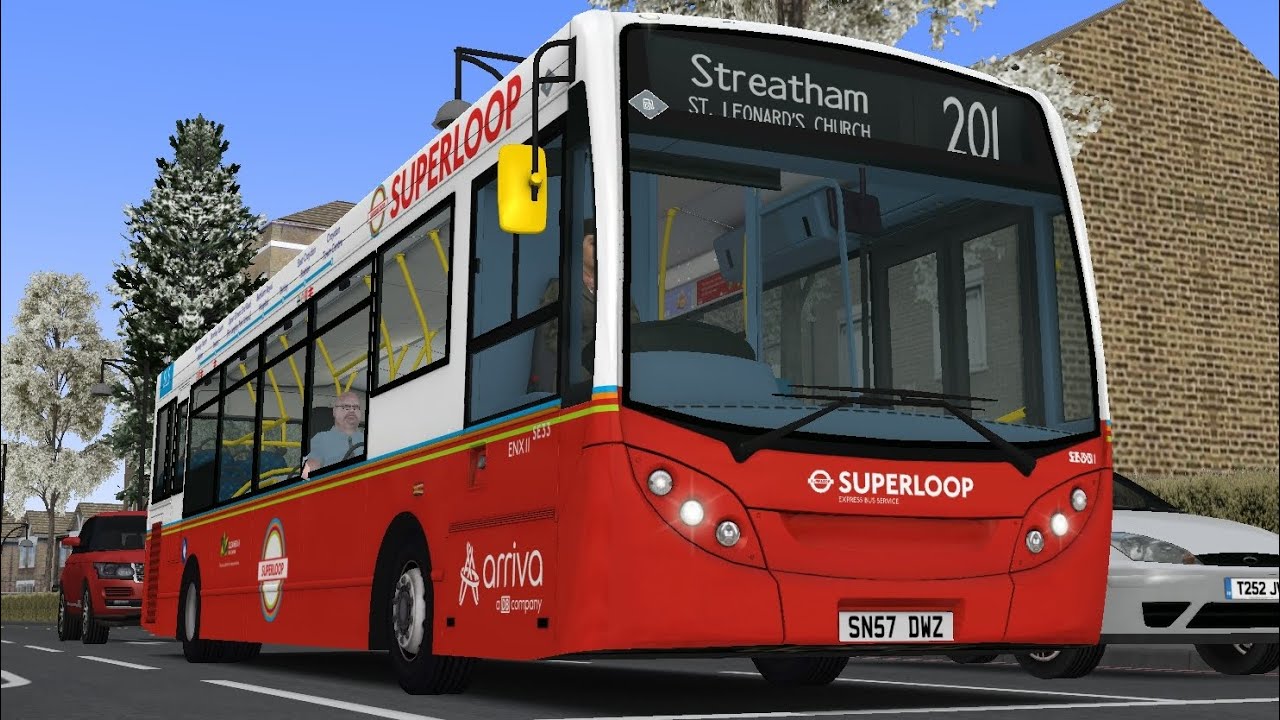 OMSI 2 | NEW TFL Superloop SL5 | Addon London Route 201 | ADL Enviro200 ...