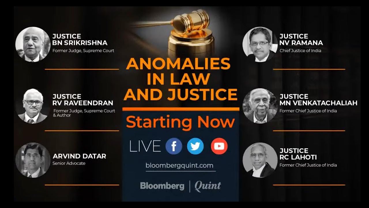 Anomalies In Law & Justice By Justice RV Raveendran: Book Release ...