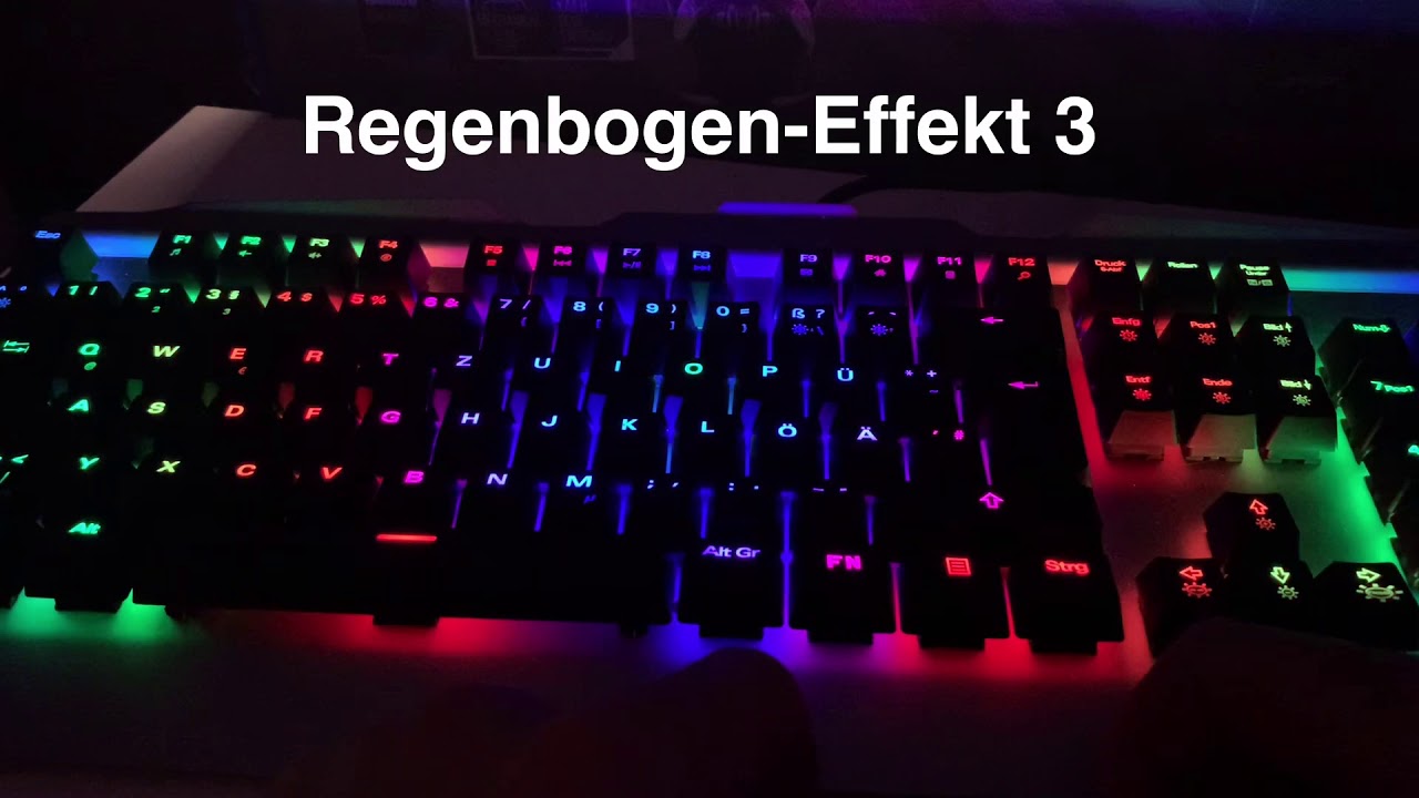 Titanwolf Invader RGB LED Backlight (german) - YouTube