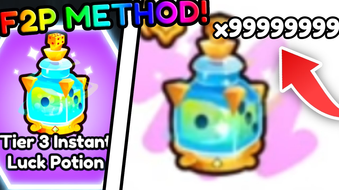 *F2P* BEST Method to Get Tier 3 LUCKY POTIONS! | Pets Go Roblox! - YouTube