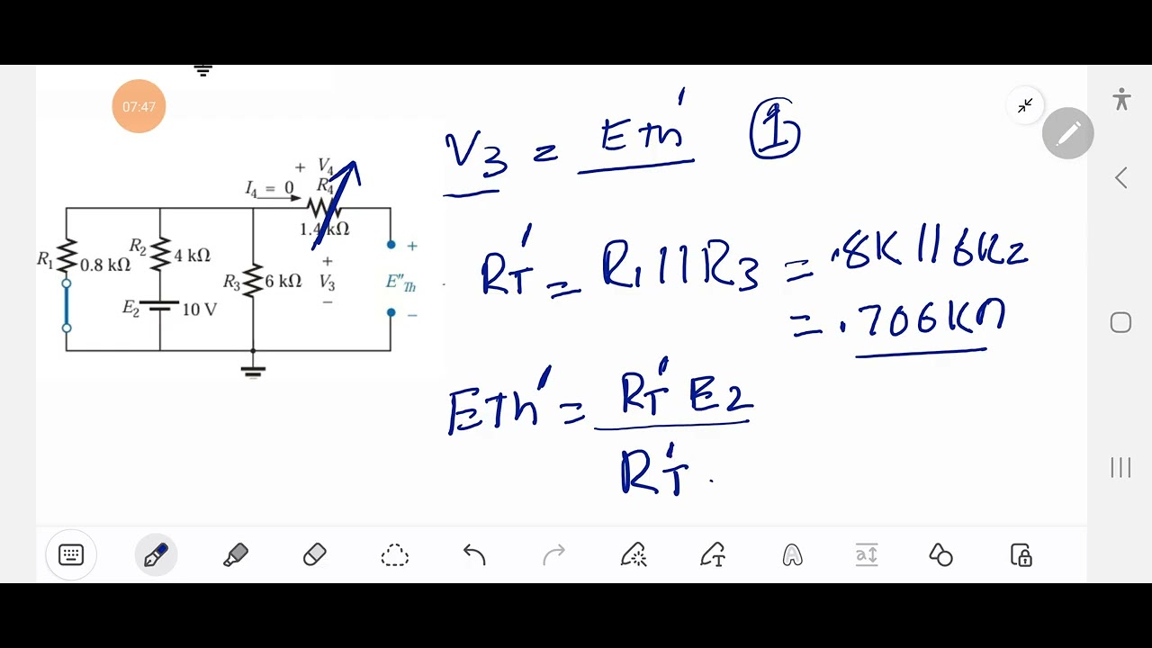thevenin theorem|lec3| thevenin theorem problem | Electrical Engineering| circuit analysis| lec3 ...