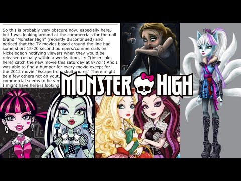 (Mainly) Scrapped and (Some) Speculated Lost Media for Monster High ...