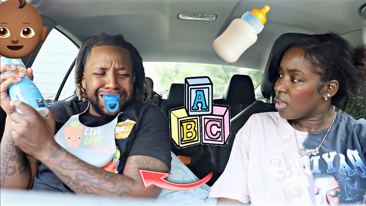 Acting Like A "BABY" To See How My GIRLFRIEND Reacts...*HILARIOUS ...