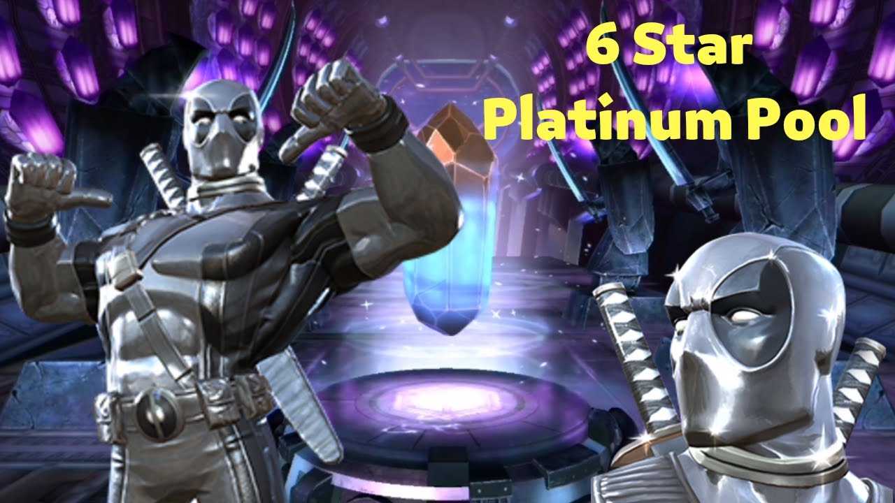 6 Star Platinum Pool pieces | Super Fabulous Crystals | MCOC - YouTube