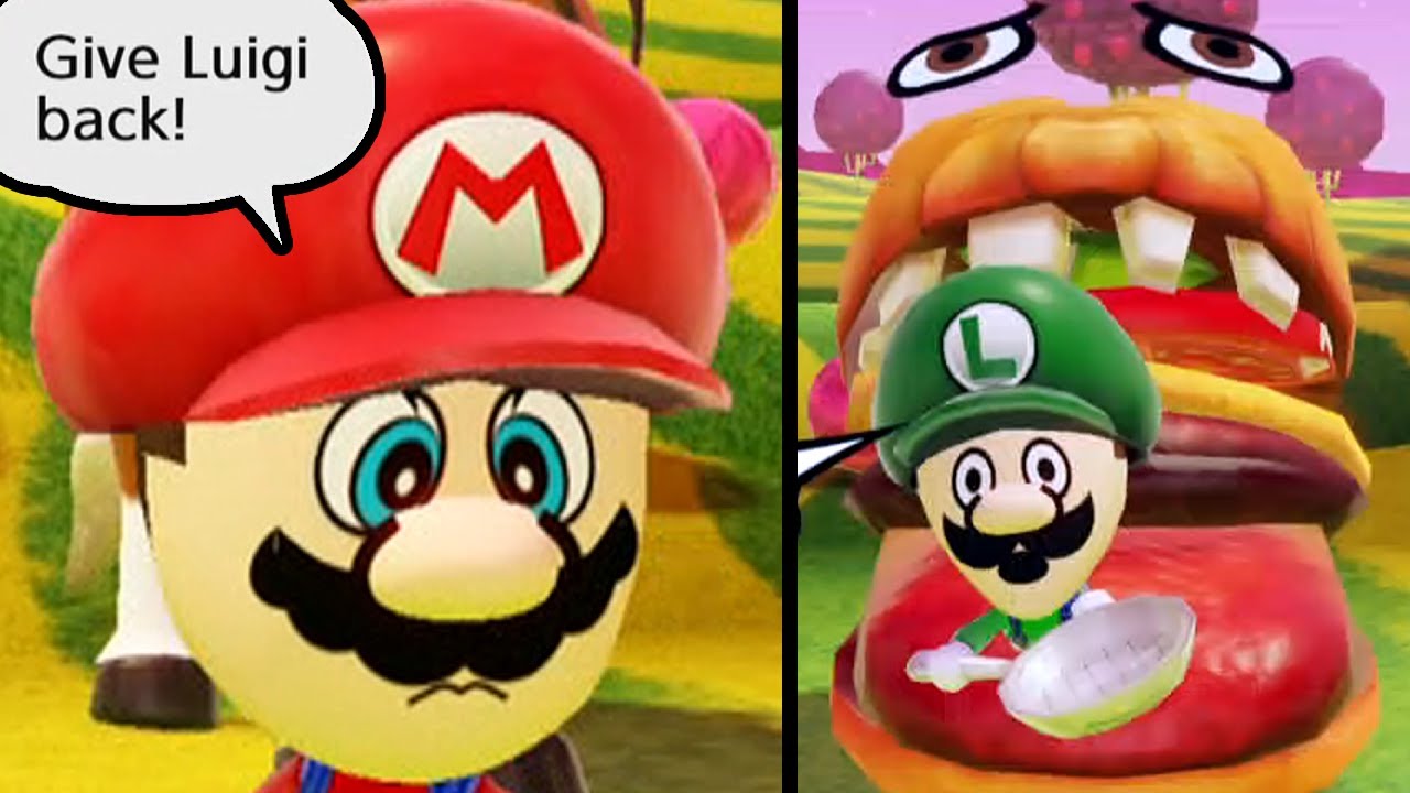 Super Mario Miitopia - HAMBURGER Boss Battle (Switch) - YouTube