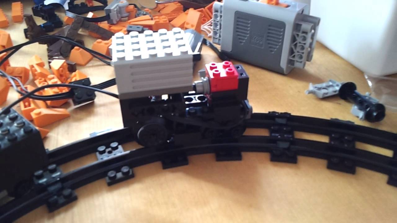 Lego micro-train (motorized) - YouTube