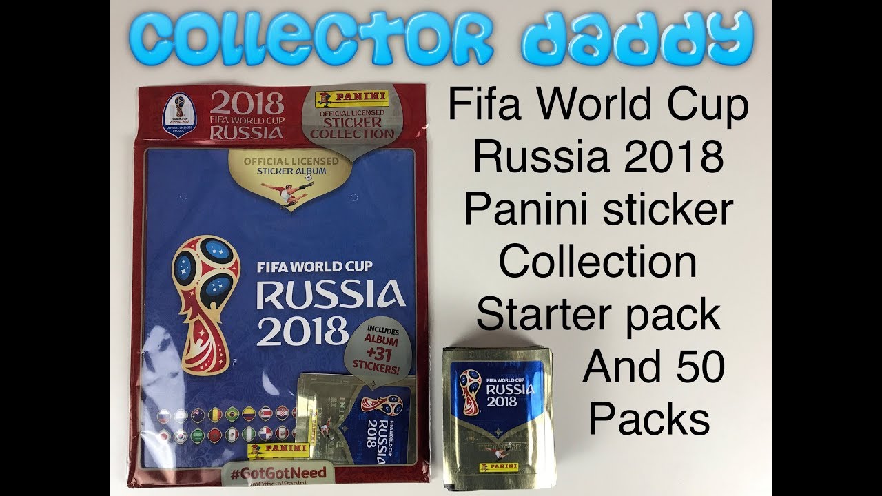 Fifa World Cup Russia 2018 Panini Sticker Collection Starter Pack And ...
