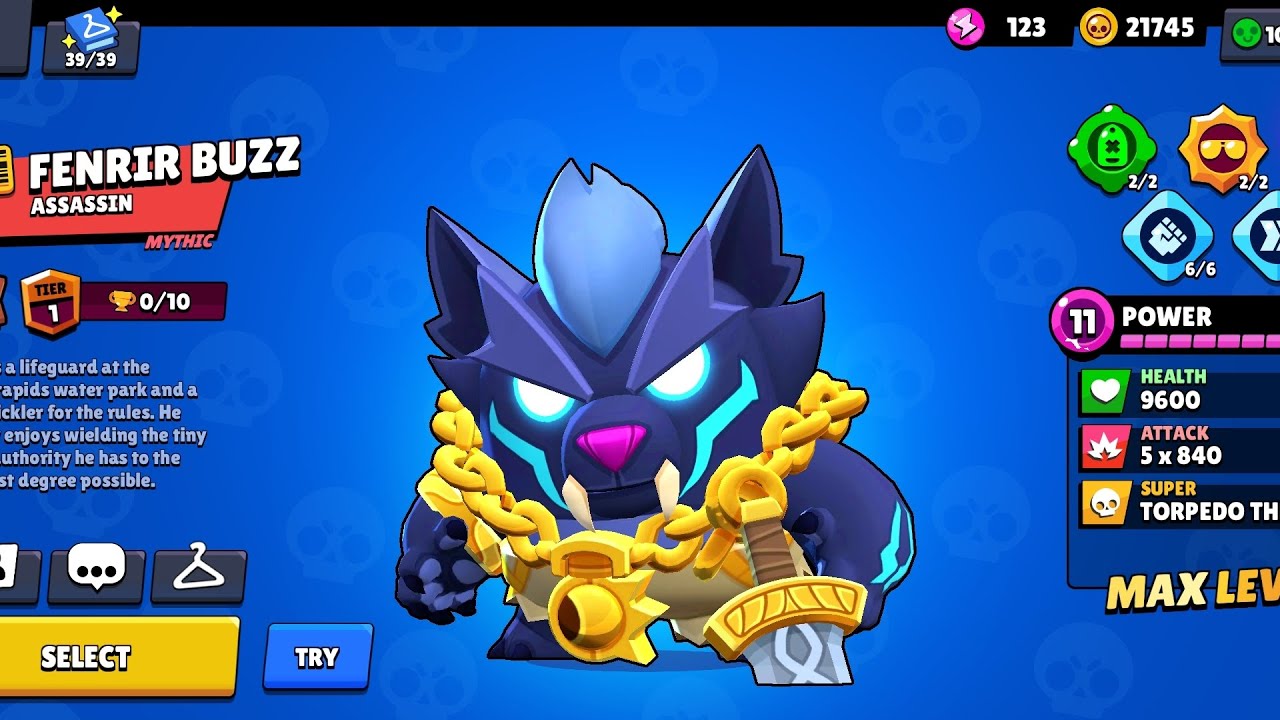 All Fernir Buzz Skin Animations In Brawl Stars! - YouTube