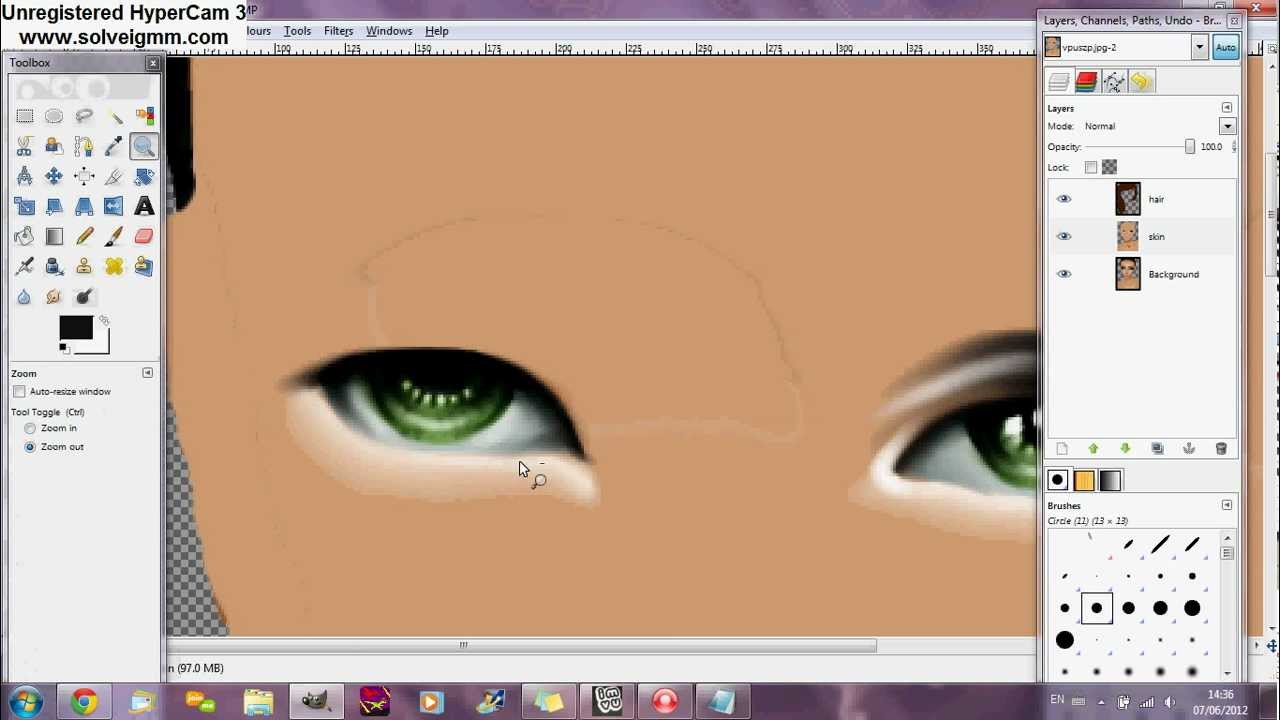 Repaint Tutorial IMVU - Eyes - YouTube