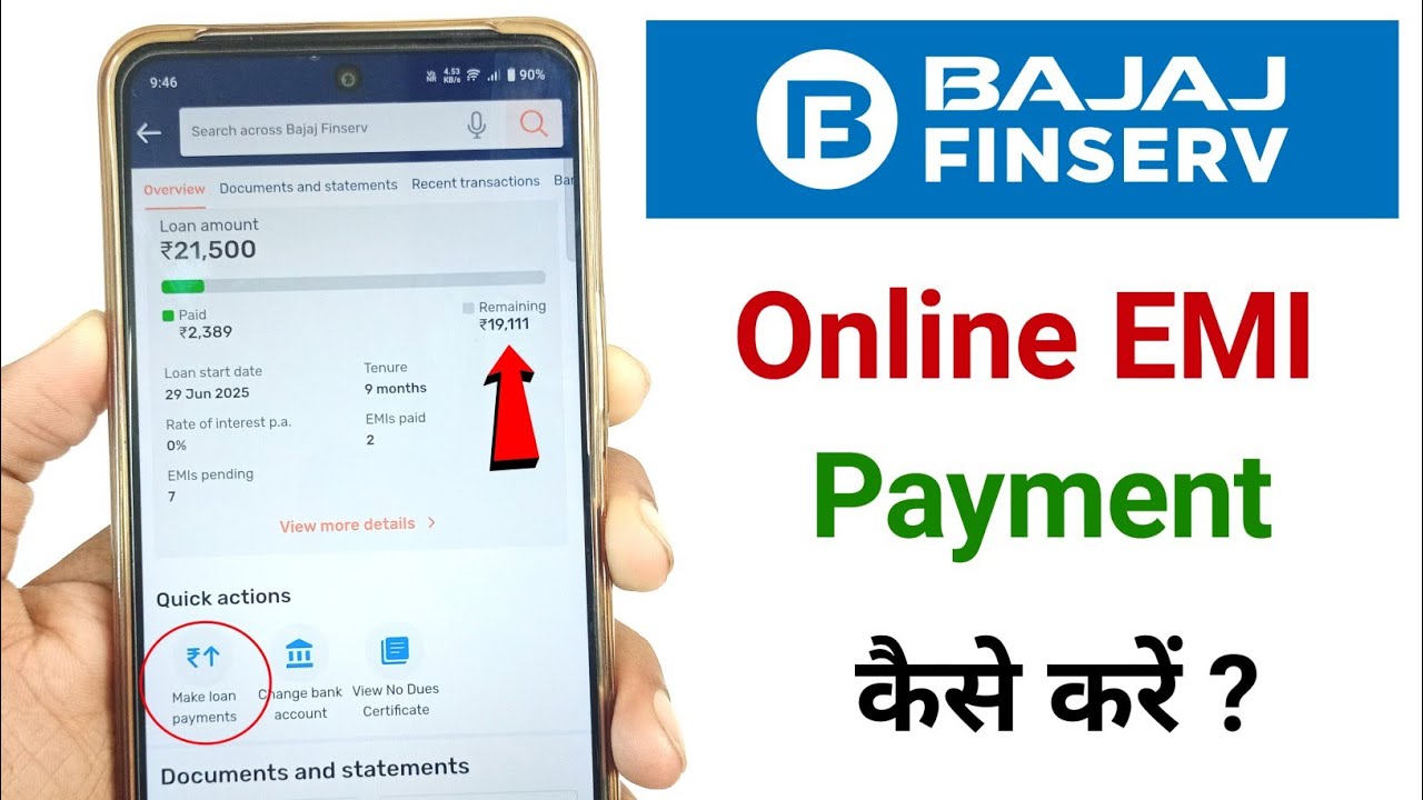 how to pay bajaj finserv emi online | bajaj finance emi online payment ...