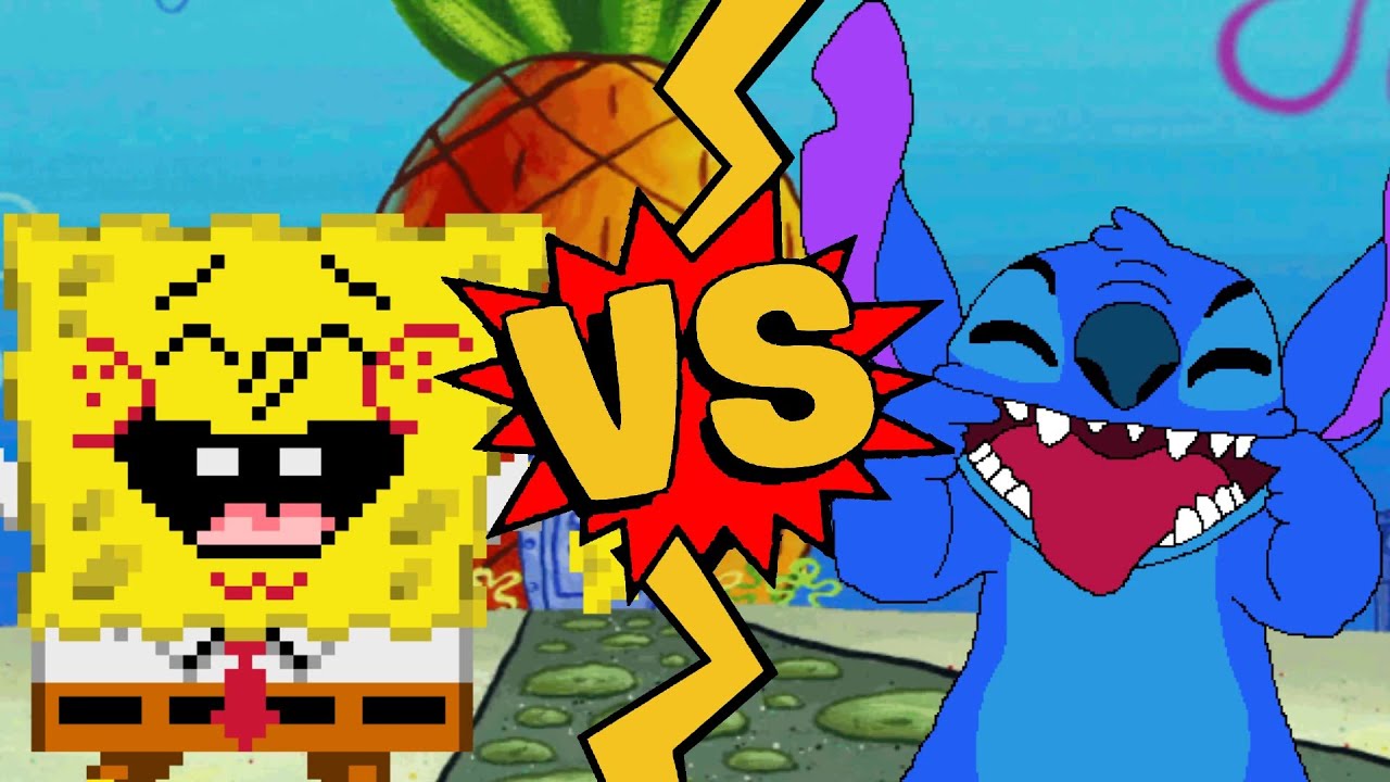 M.U.G.E.N. Battles | SpongeBob SquarePants vs Stitch - YouTube