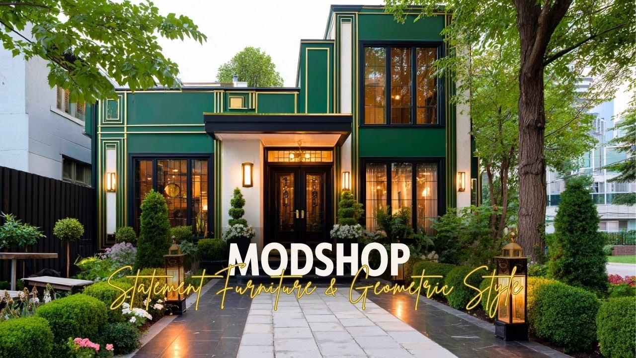 Retro Glam Meets Art Deco with ModShop Statement Furniture & Geometric ...