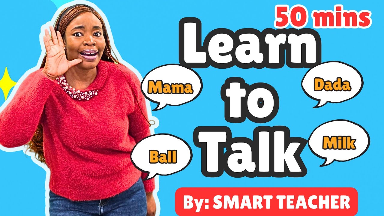 Baby Learning Video | First Words + Say Your Name Song + Fun Gestures ...