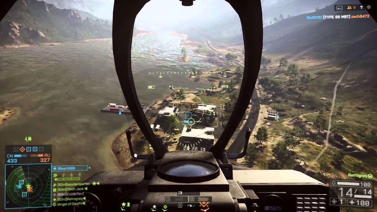 Battlefield 4 Attack jet gameplay 1080p - YouTube
