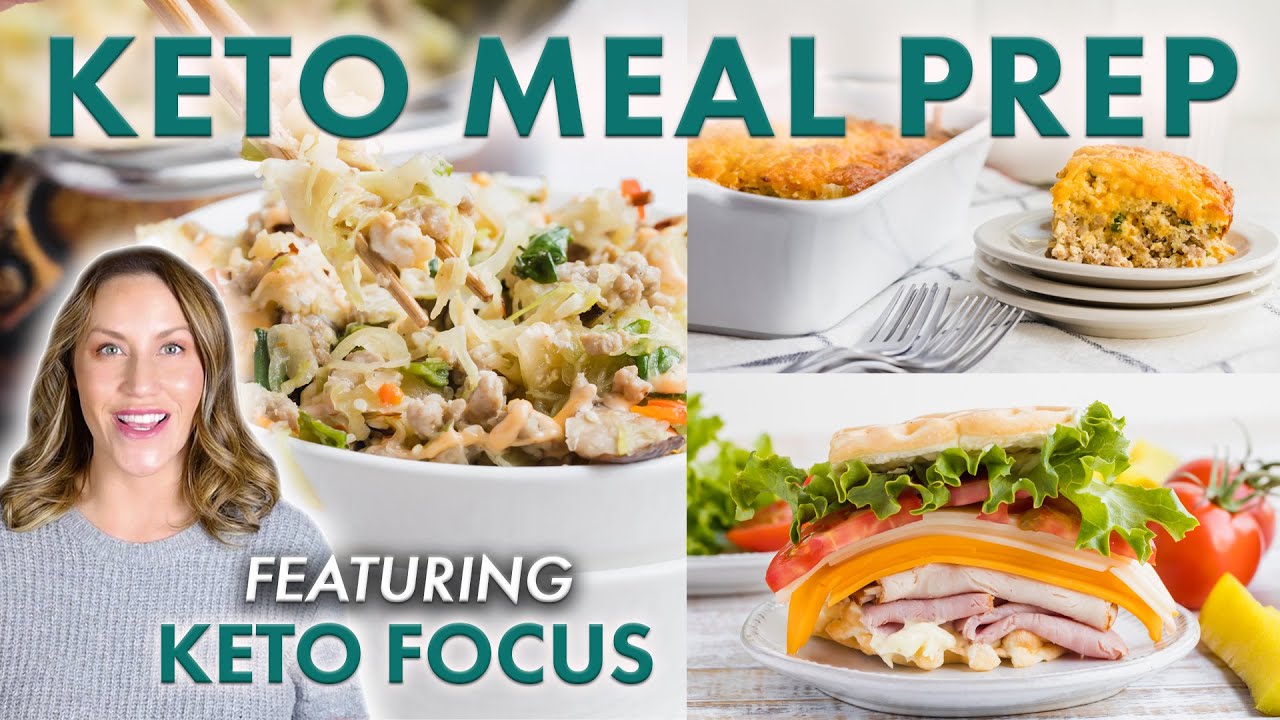 Keto Meal Prep for Every Meal! (feat. @KetoFocus) | Pop Kitchen - YouTube