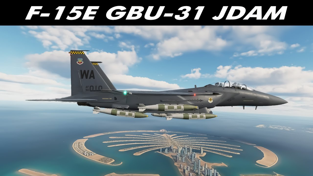 F-15E JDAMs Attack | Shahed 136 Kamikaze Drone Launchers | Persian Gulf ...
