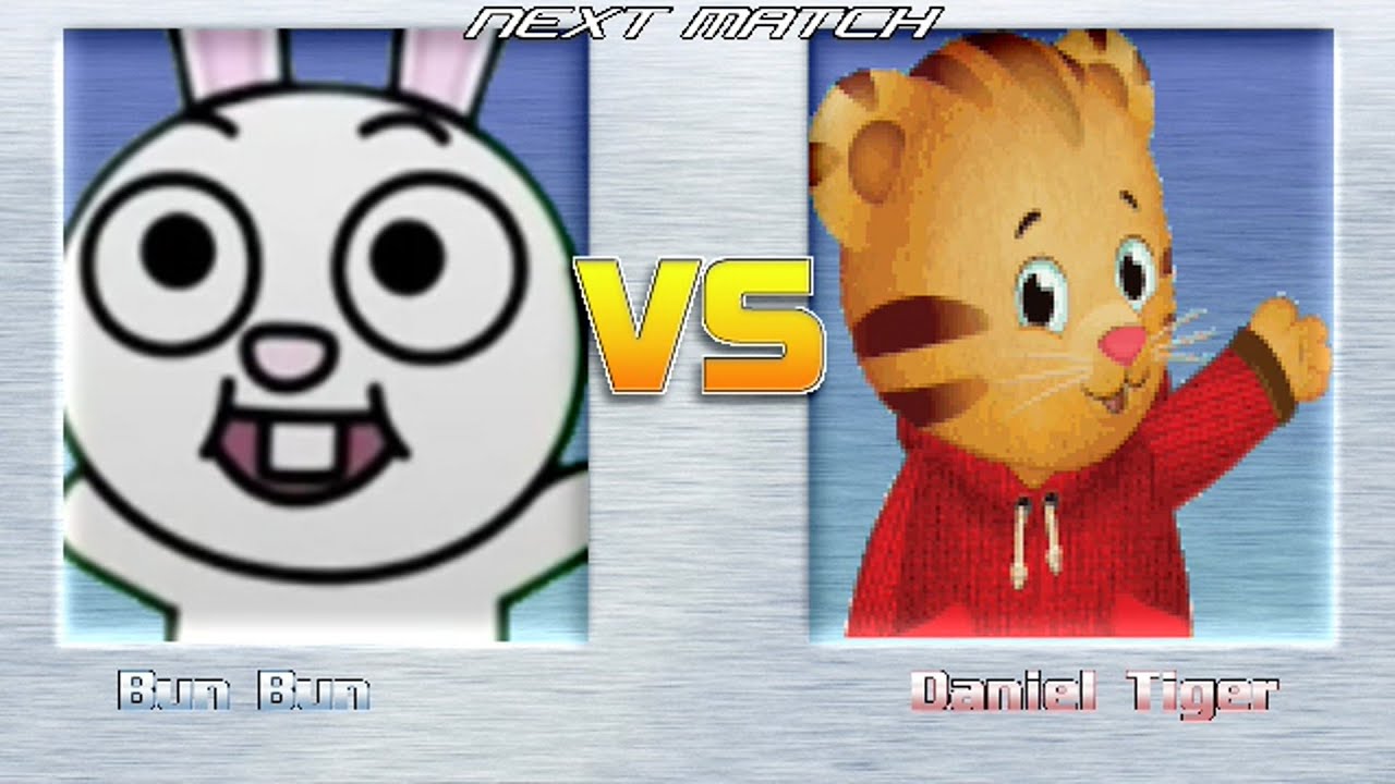 M.U.G.E.N BATTLES | Bun Bun vs Daniel Tiger | Pibby vs Daniel Tiger's ...