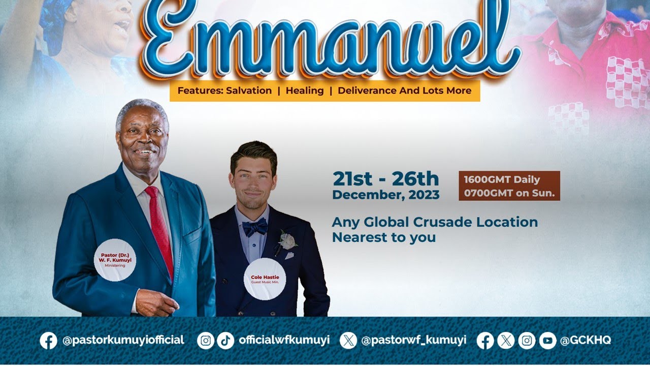 Day 1 || Emmanuel || GCK - YouTube