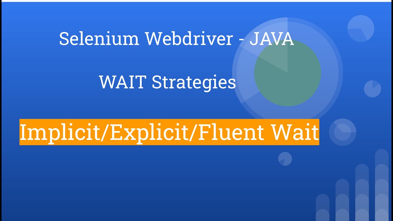 Selenium Webdriverjavawait Strategiestutorial21 Youtube