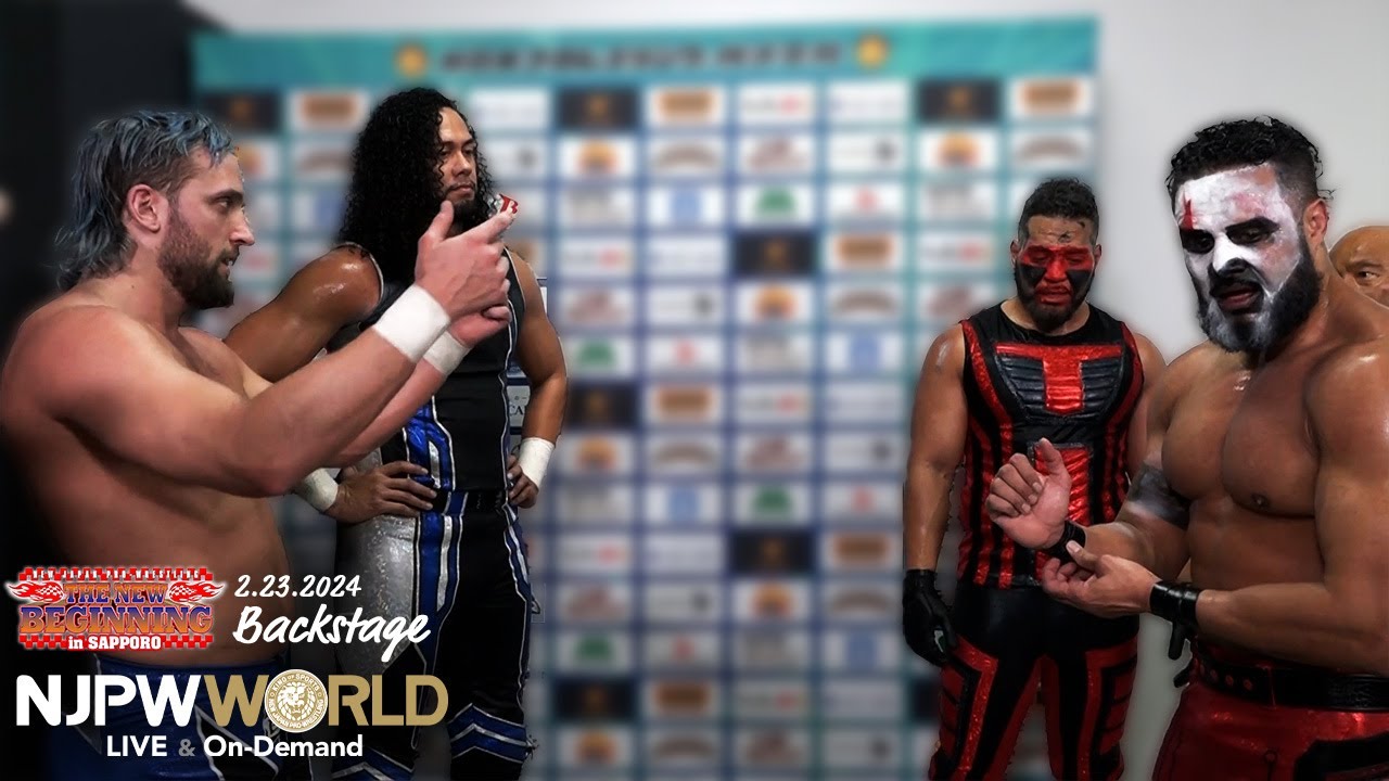 #njnbg 3rd match Backstage 2/24/24｜THE NEW BEGINNING in SAPPORO 第3試合 ...