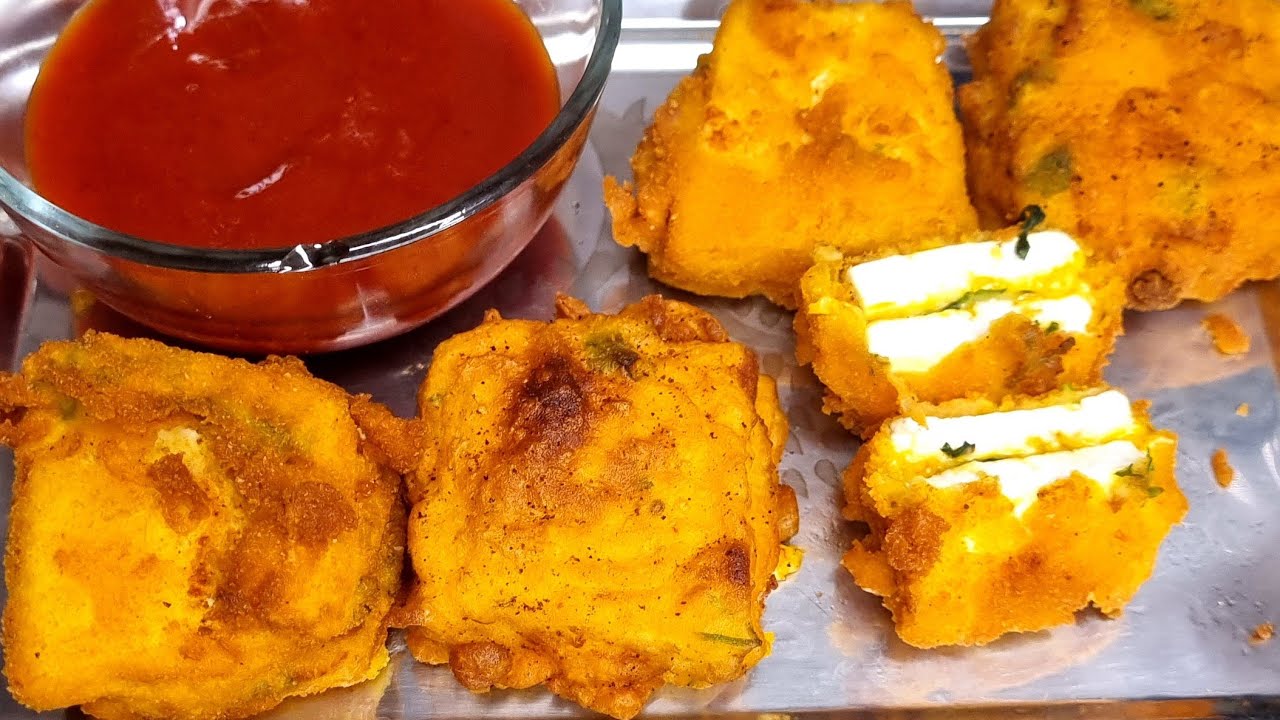 What Makes PERFECT Panner Cheese Pakoda? | क्रिस्पी पनीर चीज पकोडा ...