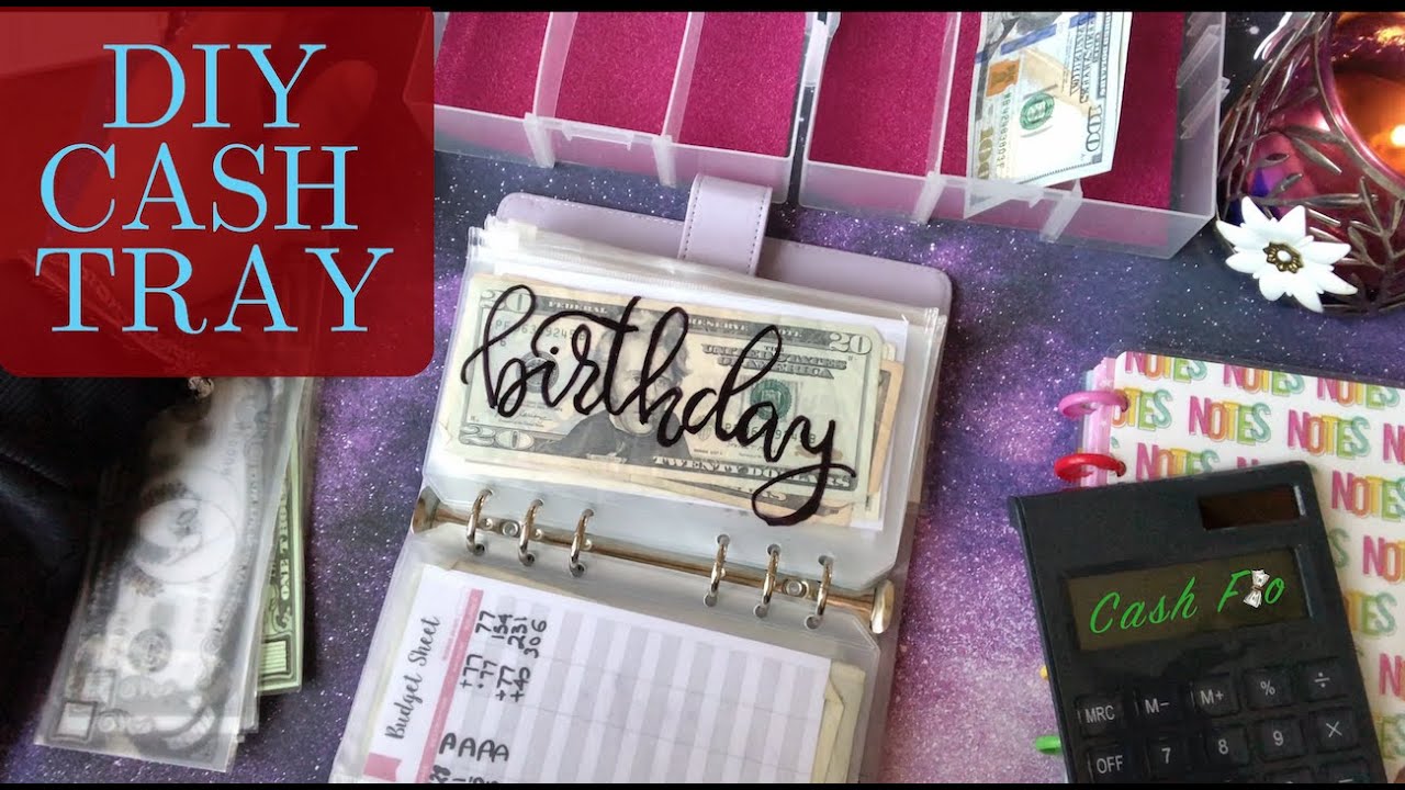 DIY Cash Tray On A Budget #cashtray #cashstuffing - YouTube