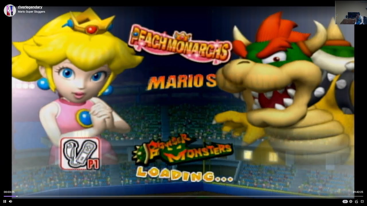 Mario Super Sluggers: Peach Monarchs vs Bowser Monsters (Finals: Games ...