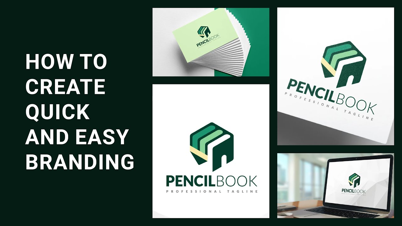 How to Create Quick and Easy Branding Using Logo & Font Templates - YouTube