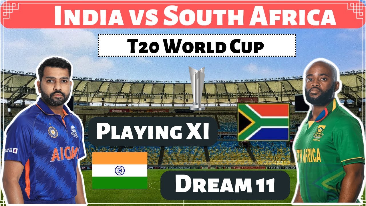 IND VS SA T20 World Cup Match | Match Details , Match Prediction ...