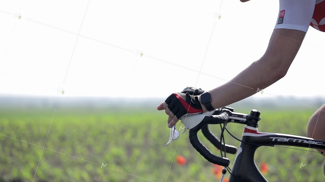 Tracking shot of a group of cyclists on country road. - YouTube