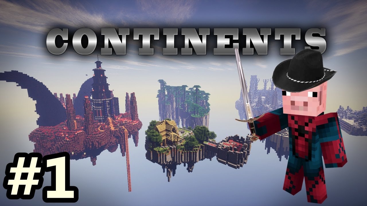 Minecraft - CONTINENTS - Ep 1 - Empezamos bien... - YouTube