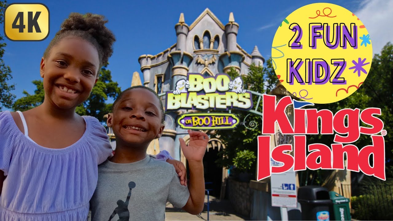 Tour BOO BLASTERS at Kings Island with 2 Fun Kidz - YouTube