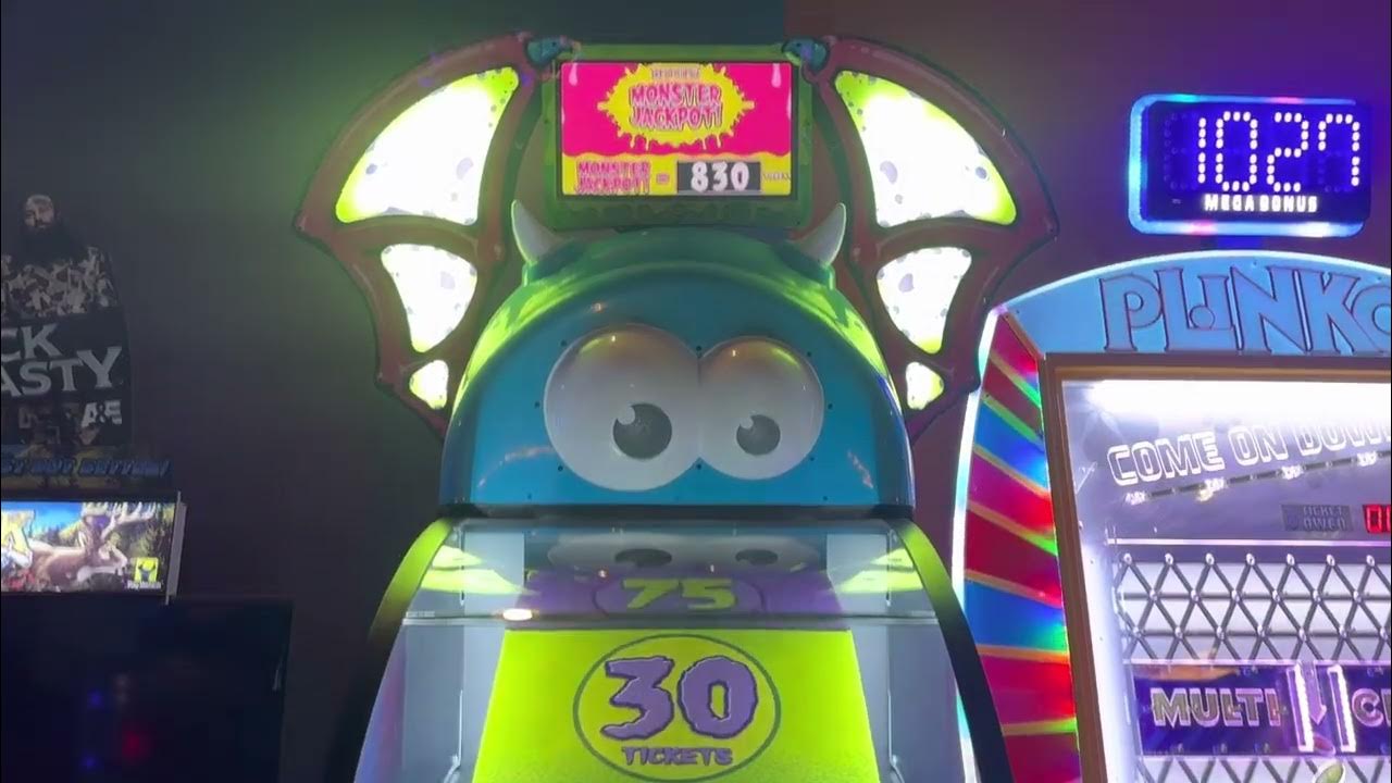 Ticket Monster Arcade Game at All Star Bowling & Entertainment - YouTube