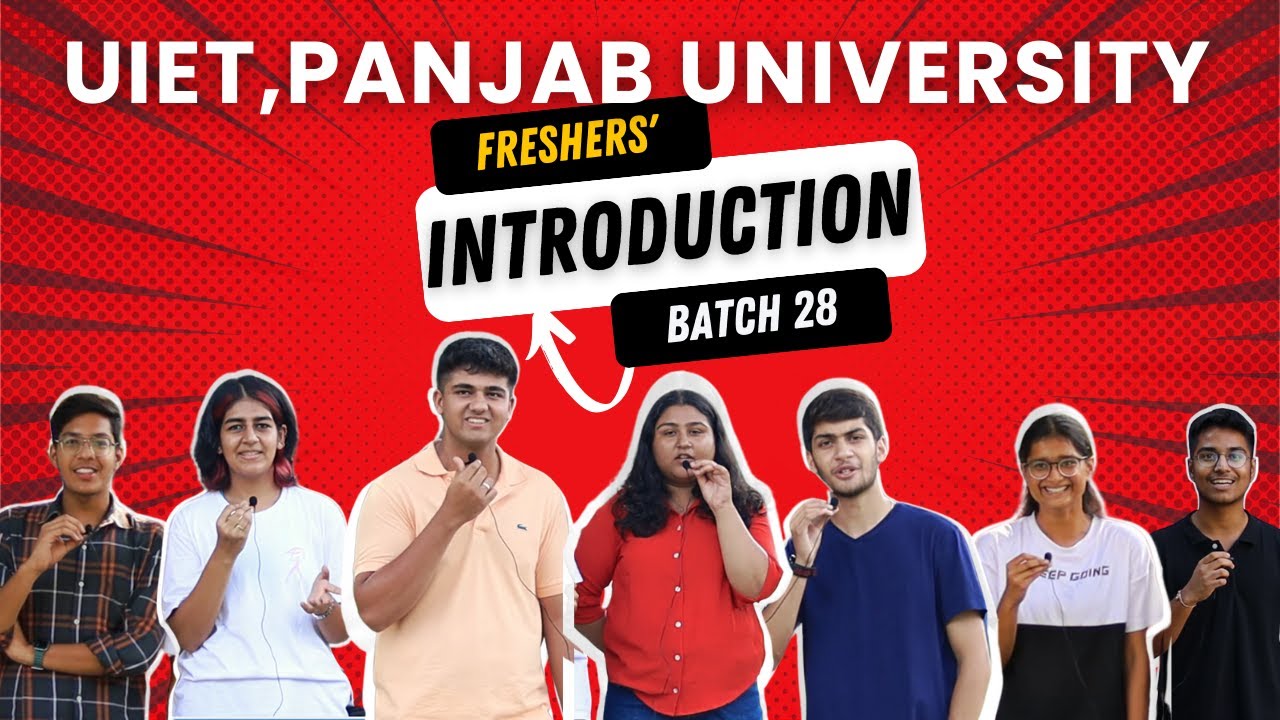 Freshers' Intro || Batch 2024-28 - YouTube
