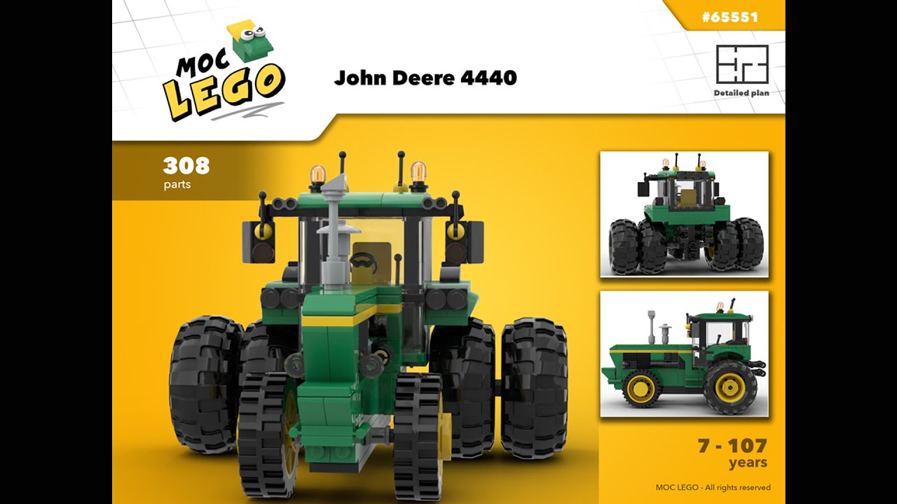 MOC LEGO #42191: John Deere 4440 - YouTube