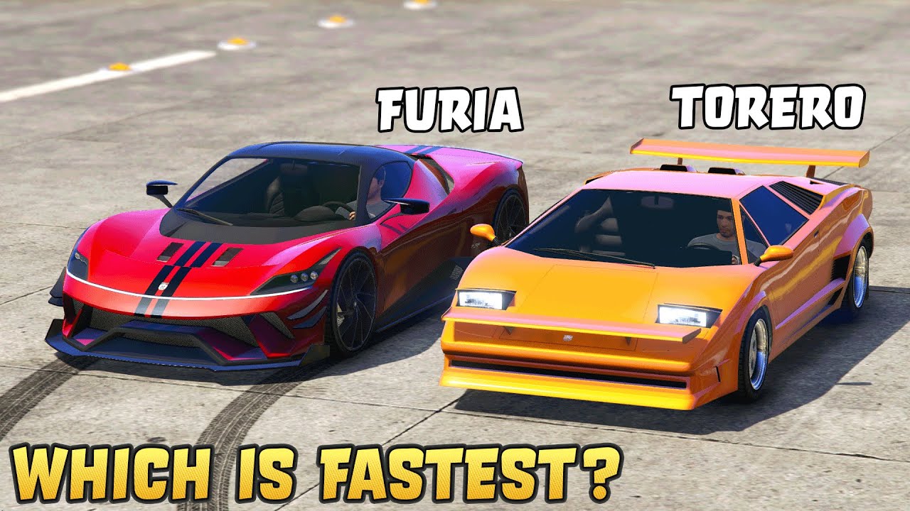GTA 5 - PEGASSI TORERO vs GROTTI FURIA - Which is Fastest? - YouTube