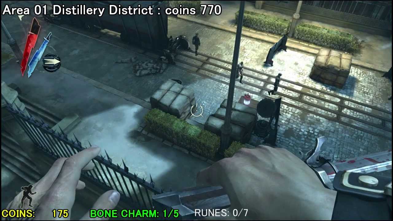 Dishonored "ALL COINS" MISSION#02 1/6 :Distillery District - YouTube