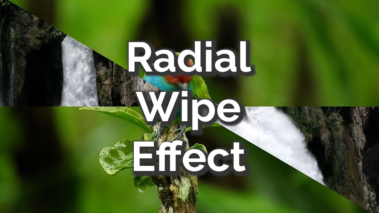 Using Radial Wipe Effect in Adobe Premiere Pro - YouTube