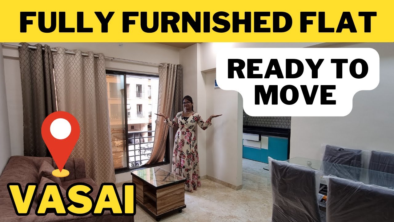 READY TO MOVE FLAT | FULLY FURNISHED FLAT | 1BHK FLAT IN VASAI | flat ...