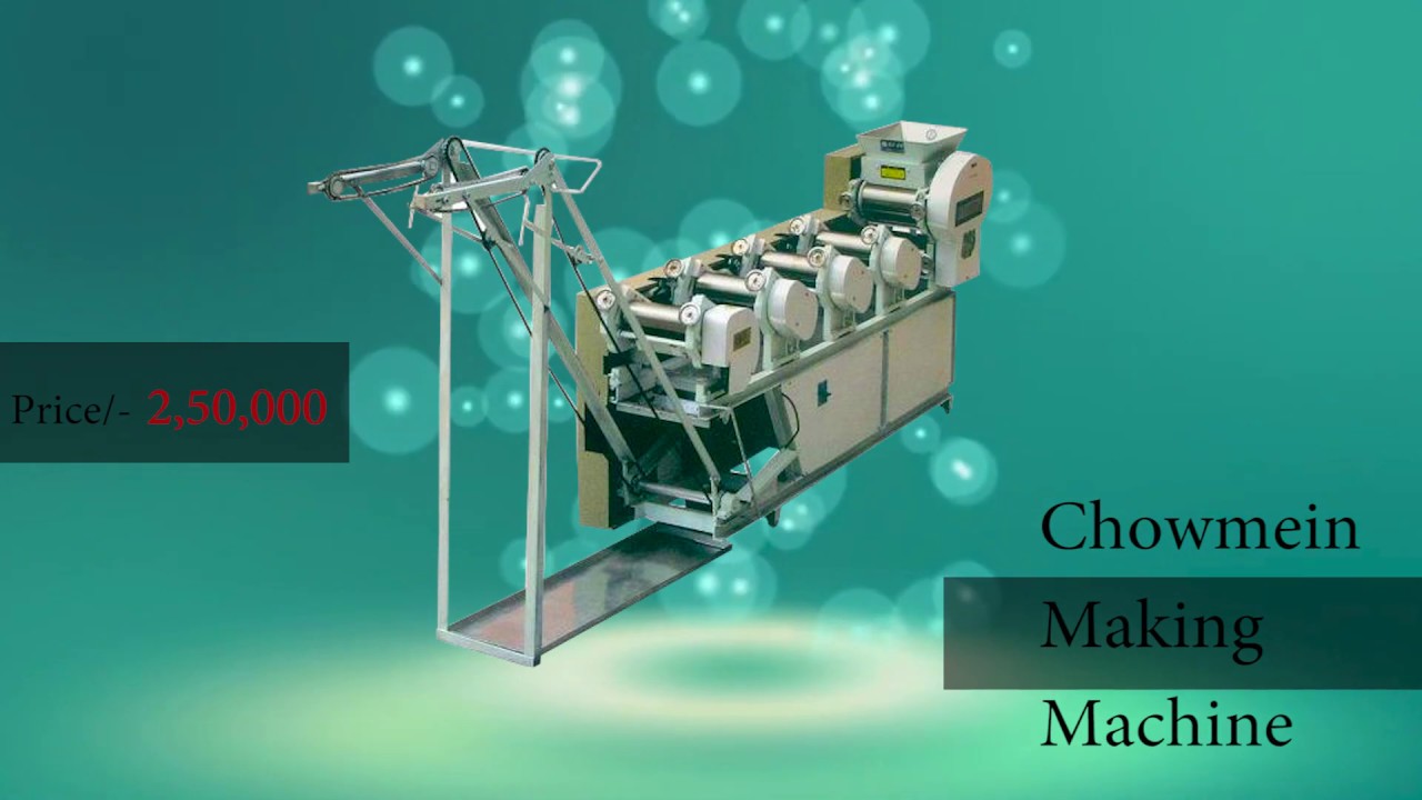 Chowmein Making Machine - YouTube