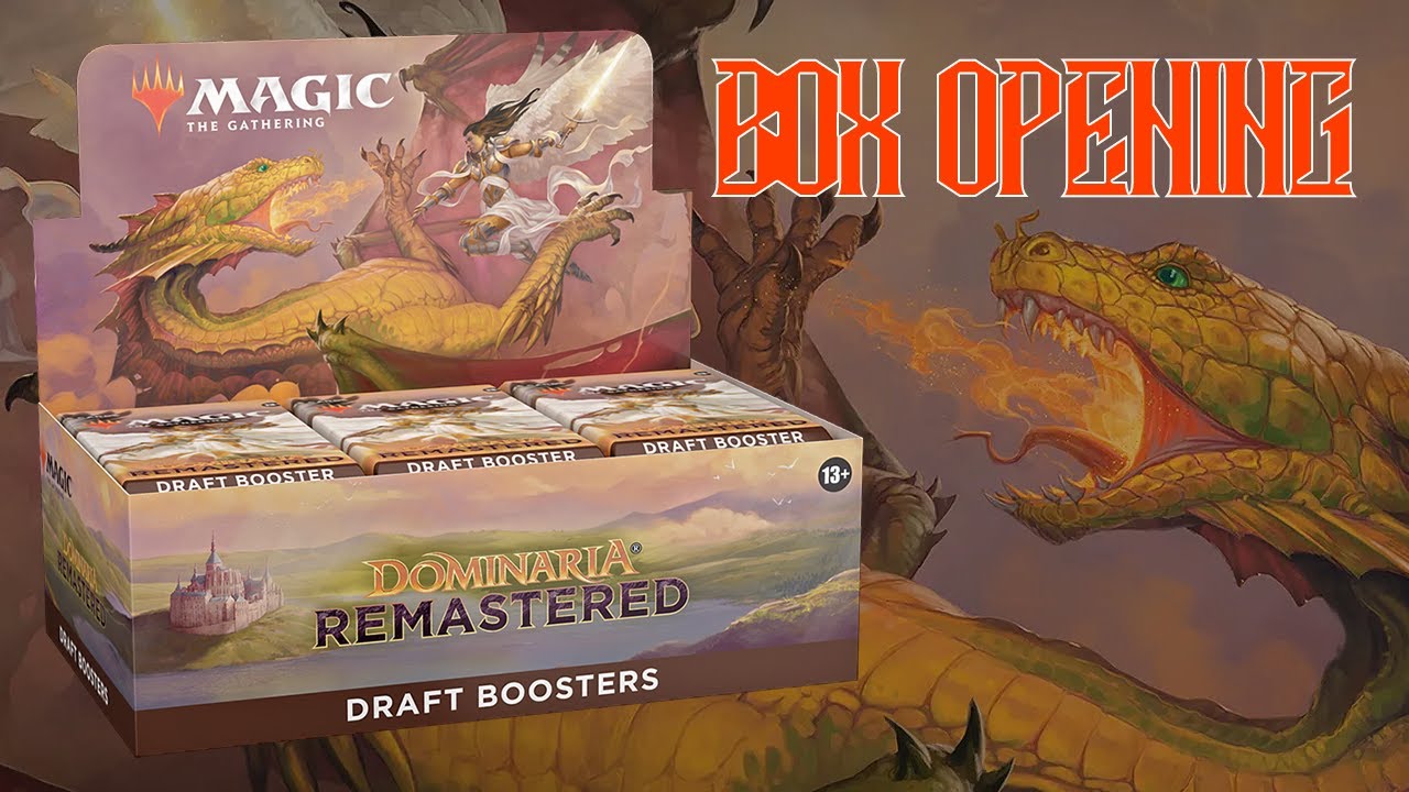 Dominaria Remastered Draft Booster Box Opening. | MTG | - YouTube